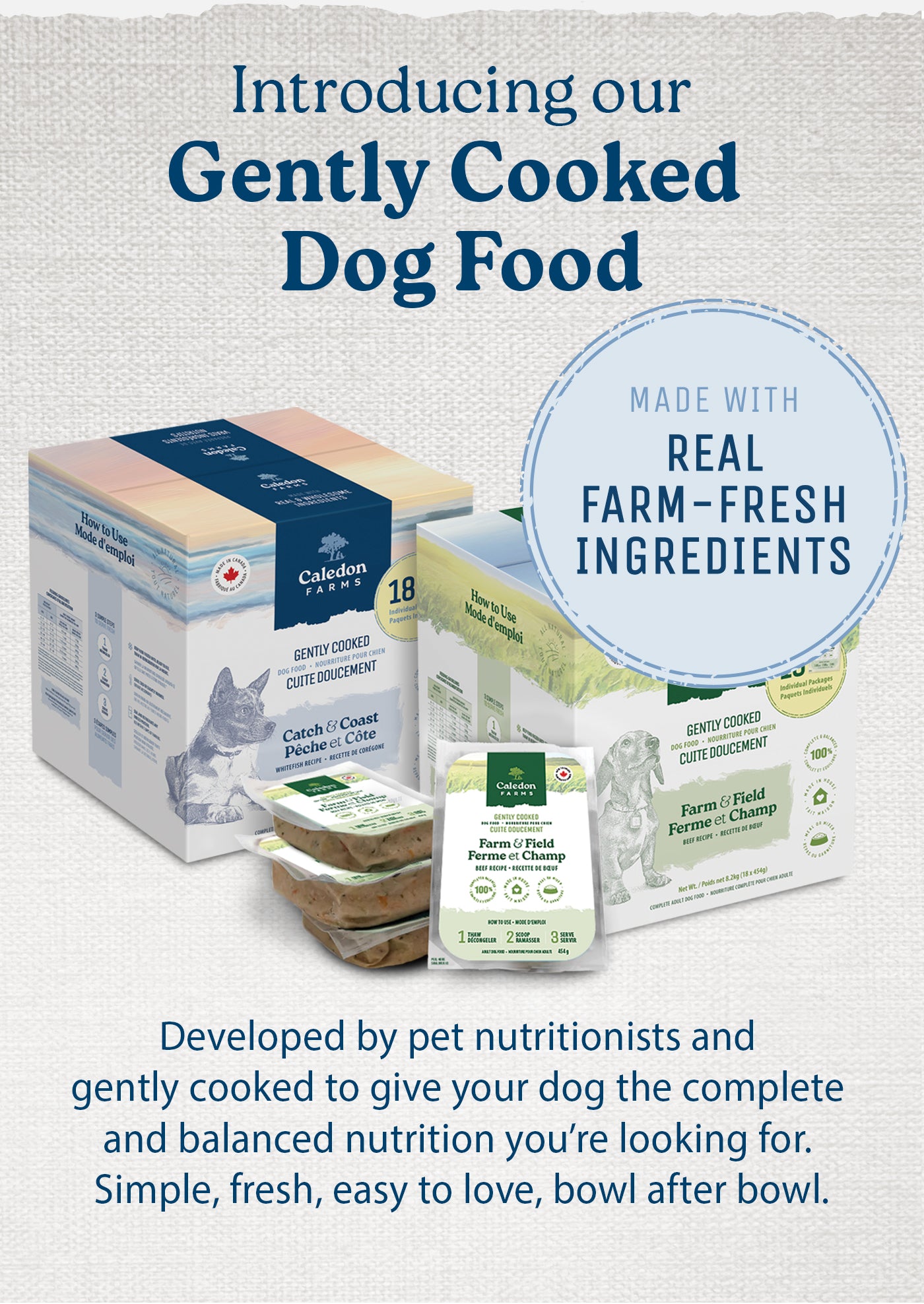 Gently Cooked Dog Food - Available at Costco Canada – Caledon Farms